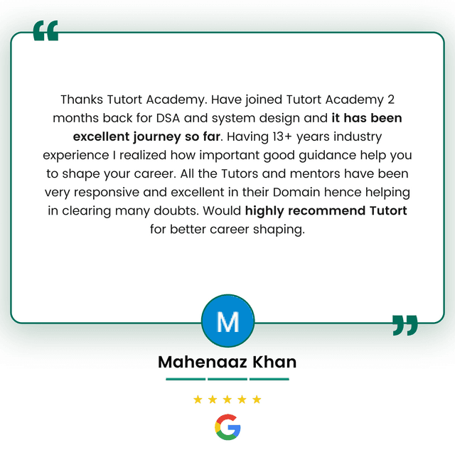 Tutort Academy Reviews and Success Stories of our students